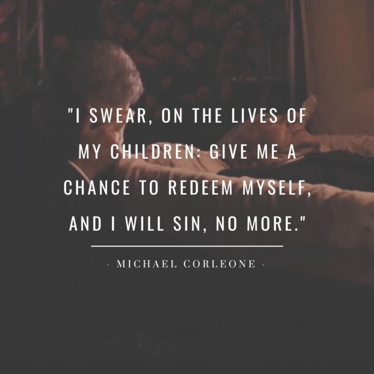 The Godfather 3 Quotes for Instagram, Facebook, Twitter